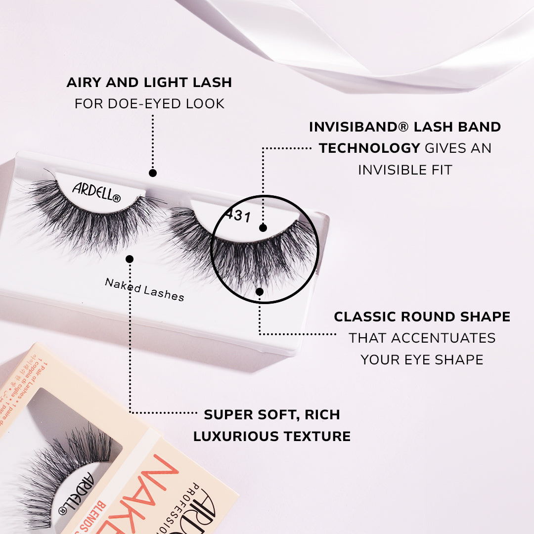 Buy Ardell Naked Lashes 431 with Invisiband - Eye Makeup - HOK Makeup