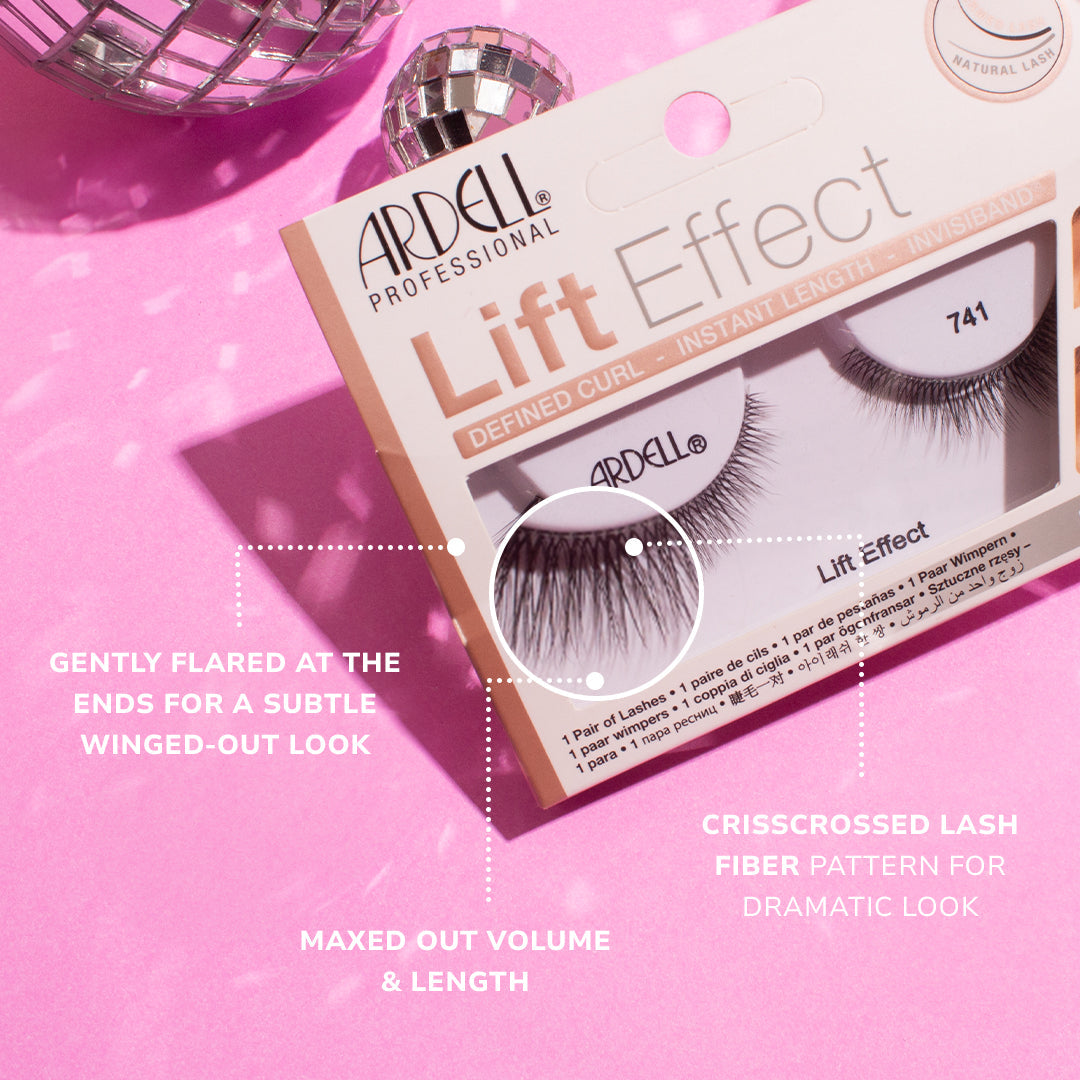 Shop Ardell Strip Lashes - Lift Effect 741, 1 Pair - HOK Makeup