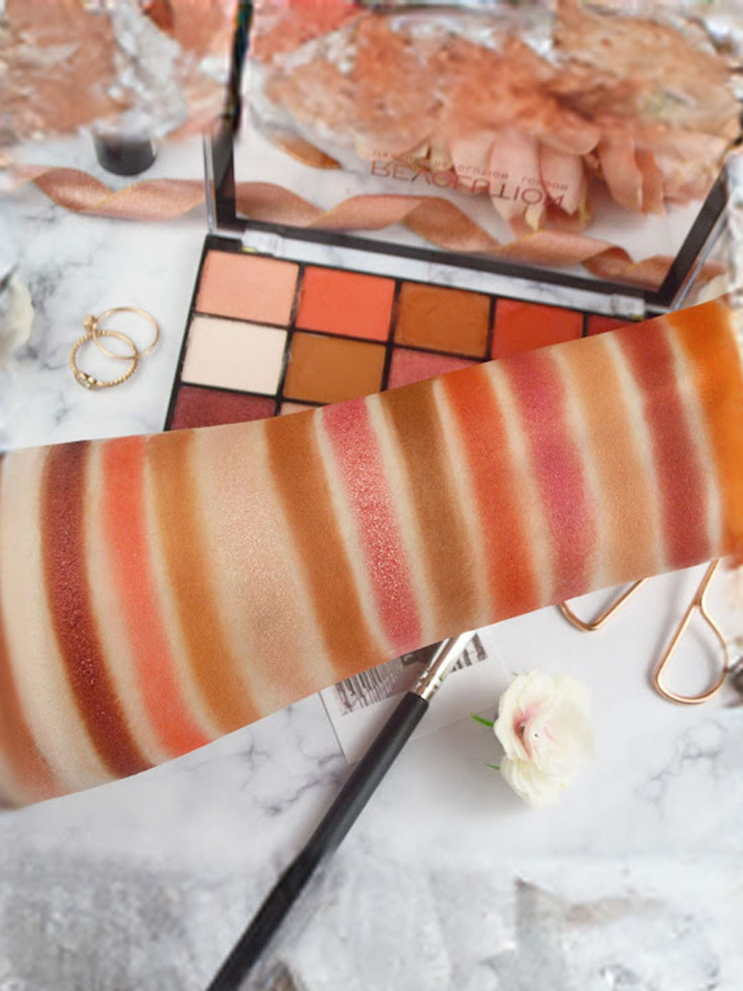 Shop Makeup Revolution Reloaded Eyeshadow Palette Red Alert online at ...