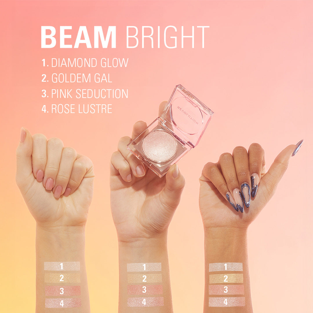Buy Makeup Revolution Beam Bright Highlighter Online - HOK Makeup