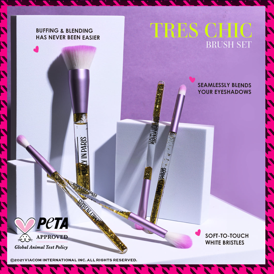 Shop Revolution X Emily In Paris Tres Chic Brush Set - HOK Makeup