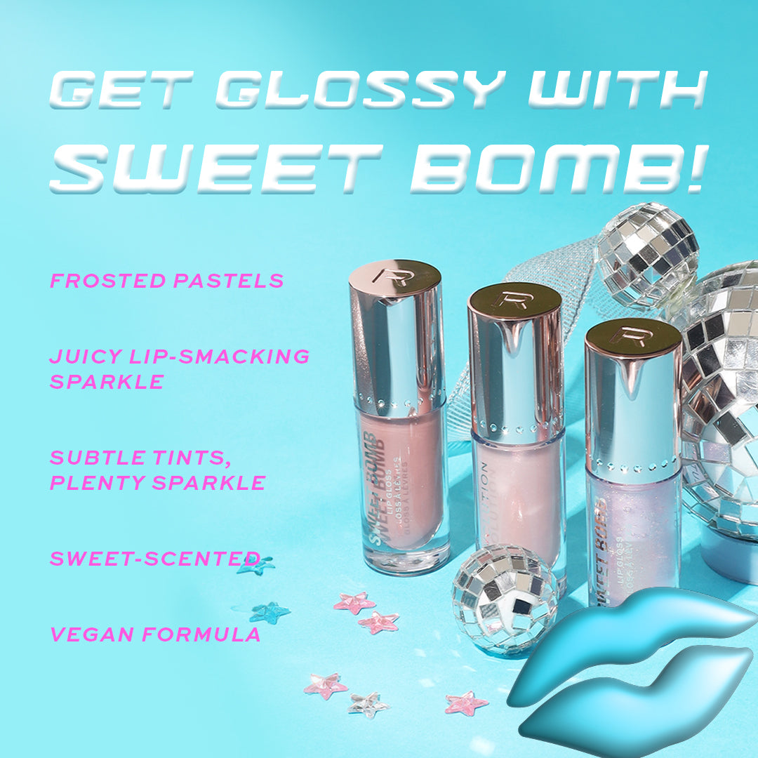 Buy Makeup Revolution Y2K Baby Sweet Bomb Lip Gloss - HOK Makeup
