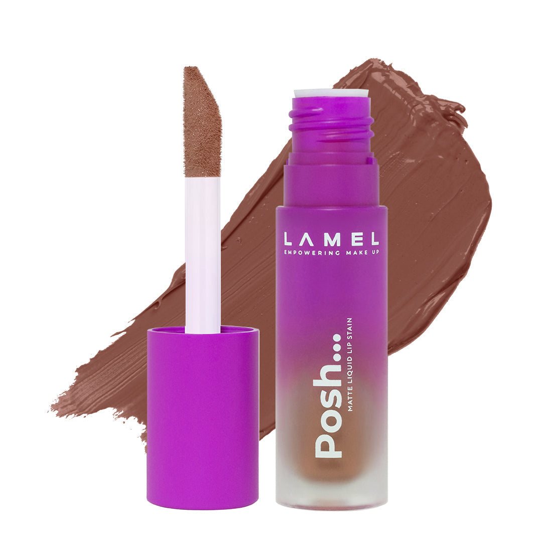 Shop LAMEL Posh Matte Liquid Lip Stain - Matte Lipstick - HOK Makeup