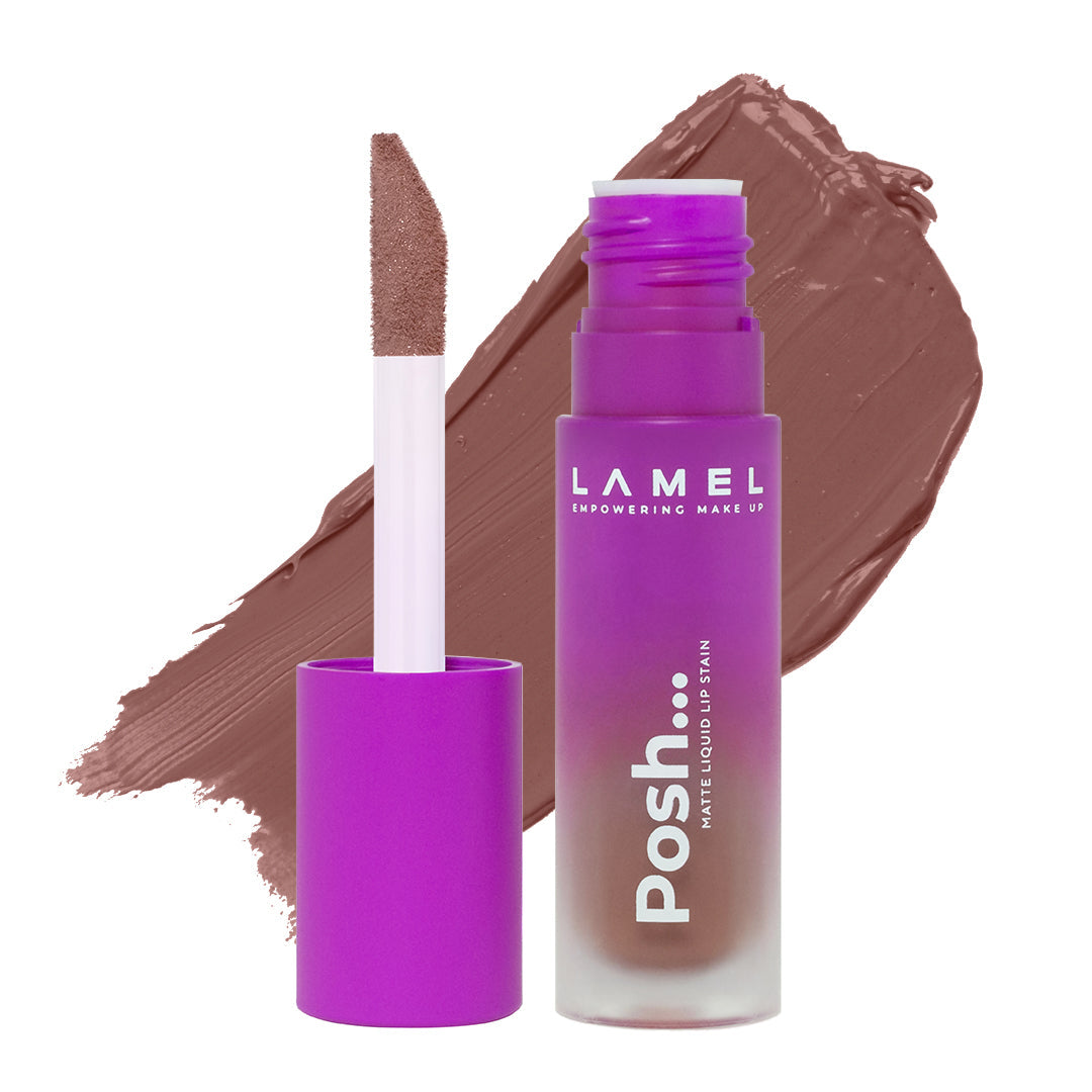 Shop LAMEL Posh Matte Liquid Lip Stain - Matte Lipstick - HOK Makeup