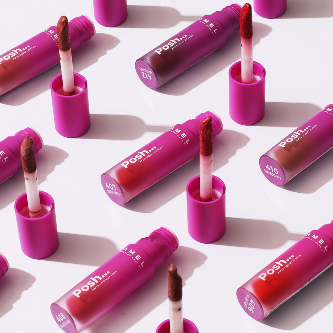 Shop LAMEL Posh Matte Liquid Lip Stain - Matte Lipstick - HOK Makeup