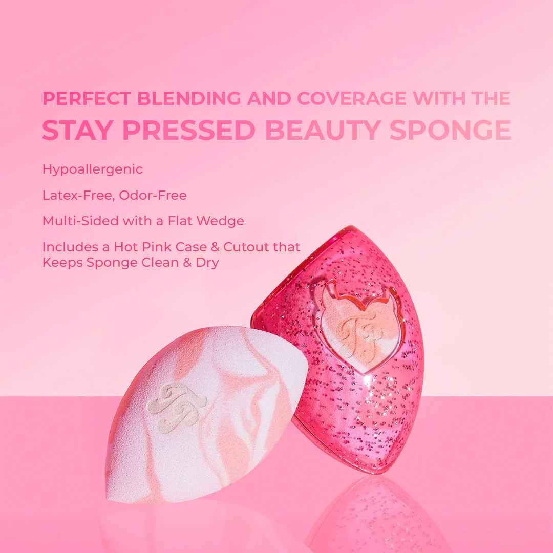 Buy BH Stay Pressed - Beauty Sponge with Case Online - HOK Makeup